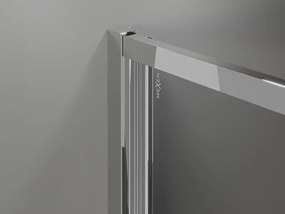 Mexen Exo skládací sprchové dveře 95 cm, transparentní, chrom - 816-095-000-01-00