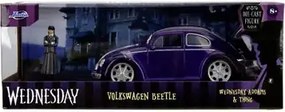 Jada Wednesday auto 1972 VW Beetle 1:24 a figurka Wednesday / od 8 let