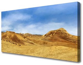 Obraz na plátně Poušť Vrcholky Krajina 120x60 cm