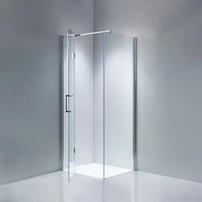 BPS-koupelny Čtvercový sprchový kout HYD-SK1390B 90x90 chrom/transparent - bez vaničky