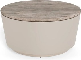 ACTONA Konferenční stolek CANGAS šedý ⌀80 cm