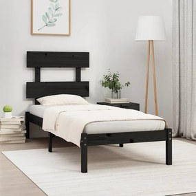 vidaXL Rám postele masivní dřevo 75 x 190 cm malé jednolůžko [3104637] Barva: Přírodní