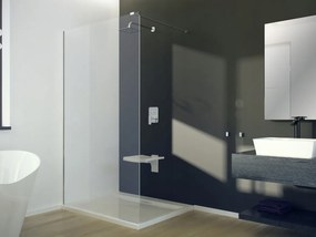 Invena Walk-In, sprchová zástěna 80X200cm, 8mm čiré sklo, chromový profil, INV-AK-32-186-O