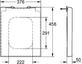 Grohe - WC sedátko se sklápěním SoftClose, duroplast, alpská bílá