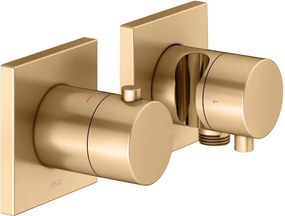 Keuco Edition 11 - Termostatická baterie pod omítku pro 2 spotřebiče, kartáčovaná mosaz 51153251222