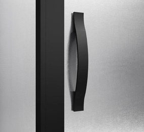 Gelco Gelco, SIGMA SIMPLY BLACK čtvercová sprchová zástěna 900x900 mm, rohový vstup, Brick sklo, GS2490B-02