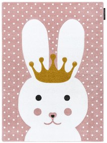 Dywany Łuszczów Dětský kusový koberec Petit Bunny pink - 160x220 cm