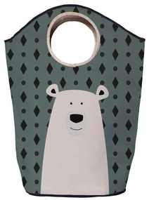 Koš na prádlo a hračky polar bear (60l)