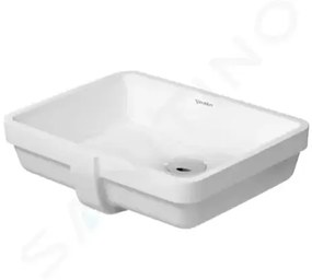 DURAVIT - Vero Umyvadlo zápustné 430x315 mm, s přepadem, bílá (0330430000)