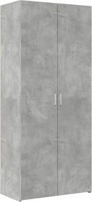 Skříň highboard betonově šedá 80x42,5x249 cm kompozitní dřevo 3281367