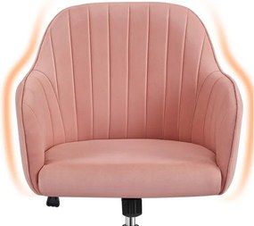 Kancelářská židle Yaheetech – růžová (265755241300)