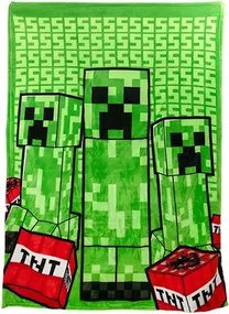 Paladone Minecraft Creeper deka s polštářem / Deka / 120 x 150 cm / Pl