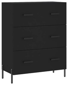 Skříň highboard černá 69,5 x 34 x 180 cm kompozitní dřevo - Default Title