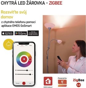 Chytrá LED žárovka GoSmart MR16/GU10 4,8W 230V ZigBee RGB stmívatelná