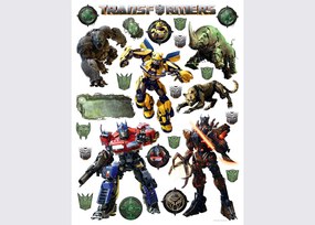 Dětská samolepka na zeď Transformers Útok | 65 x 85 cm | DDK2361