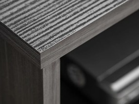 Obývací stěna MINIMAX – moderní sestava bílá mat / norská borovice