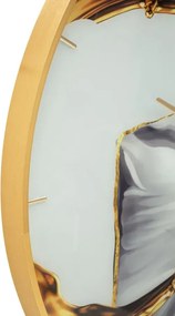 Nástěnné hodiny Glass Rose 80 cm vícebarevné/zlaté