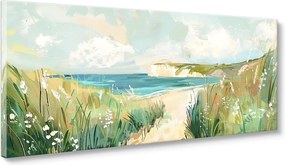 Obraz 60x150 cm Gouache Sea – Styler