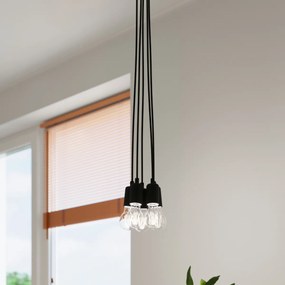 Sollux Lighting Závěsné svítidlo DIEGO 3 černé