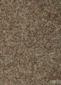 Metrážový koberec zátěžový Rambo Res 12 hnědý - šíře 4 m