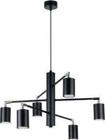 Lustr SOLLUX LEMMI 6 černý GU10 6x10W bez žárovky SL.1207