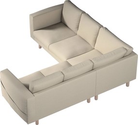 Potah na pohovku IKEA Norsborg rohová 4-místná barva béžová látka pletený vzor