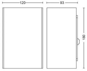 Philips 17464/30/P7 - LED RGB Venkovní svítidlo Hue RESONATE 2xLED/8W/230V IP44