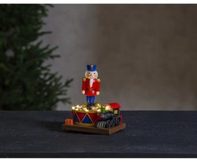Vánoční světelná LED dekorace Star Trading Nutcracker, výška 16 cm