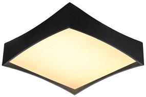 LED stropní svítidlo Veccio černé