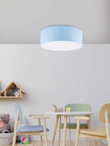 TK-LIGHTING Stropní osvětlení do dětského pokoje RONDO KIDS, 2xE27, 60W, modré 3229