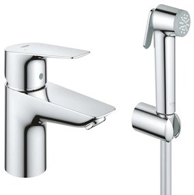 Grohe Start Edge - Umyvadlová baterie s bidetovou sprškou, chrom 23773001