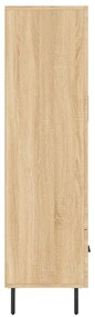 Skříň highboard dub sonoma 69,5 x 31 x 115 cm kompozitní dřevo
