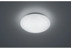 Bílé kulaté stropní LED svítidlo Trio Putz, průměr 27 cm