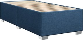 Box spring postel s matrací modrá 100 x 200 cm textil 3290412