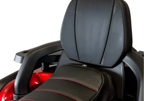 LEAN CARS Elektrická čtyřkolka XMX607 červená lakovaná, LED světla, MP3