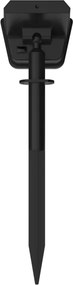 LED RGBW Solární svítidlo se senzorem LED/3,7V IP54 1200 mAh černá