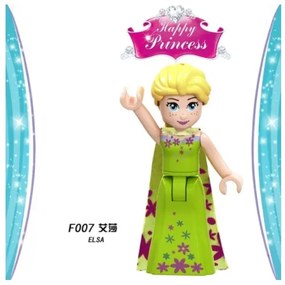 Figurky pohádkových postav, kompatibilní s LEGO Varianta: Elsa (F007)