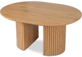 Rozkládací jídelní stůl Jack 120-160cm MDF Dubový vzhled