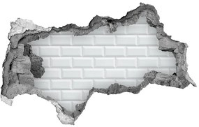 Wallmuralia Fototapeta díra na zeď Keramická stěna 95x73 cm