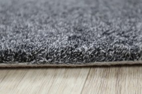 Spoltex, Metrážový koberec Elizabet 176 šedá, na míru, šíře 4m, šedá, filc, ložnice