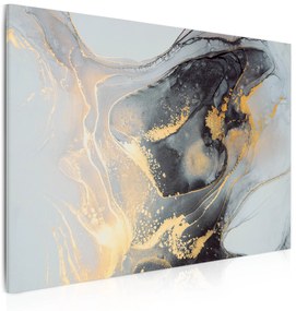 Malvis ® Obraz Šedozlatá pryskyřice Velikost (šířka x výška): pětidílný obdélník - 100x45 cm