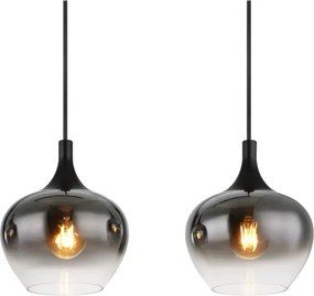 Globo 15548-4H - Lustr na lanku MAXY 4xE27/40W/230V černá