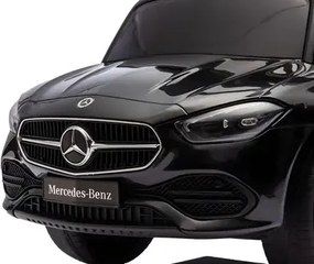 MERCEDES-BENZ Odrážedlo C-Class černé / S vodicí rukojetí