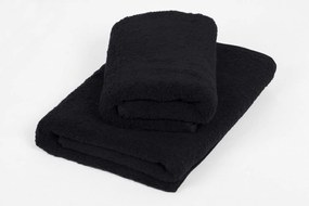 Kvalitní froté ručník Hematit černý 50 x 100 cm, český výrobce Tibex