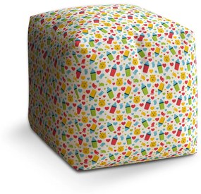 Sablio Taburet Cube Dětské obrázky: 40x40x40 cm