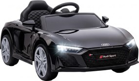 AIYAPLAY Dětské elektrické auto 12V Dětské auto s dálkovým ovládáním Lithium-akumulátor 2 motory Plynulý start Zadní odpružení Černá
