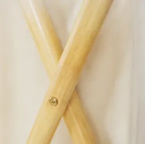 koš na prádlo, x konstrukce, skládací, bambus/látka, 63x41x36 cm, přírodní/krémová, Dekorino KP20260029