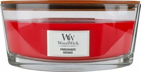 WoodWick vonná svíčka s dřevěným knotem Elipsa Pomegranate 453,6g