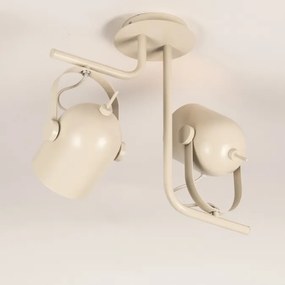 Stropní retro svítidlo do kuchyně Anarchy 2 Spot Taupe