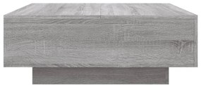 Konferenční stolek šedý sonoma 80 x 80 x 31 cm kompozitní dřevo - Default Title